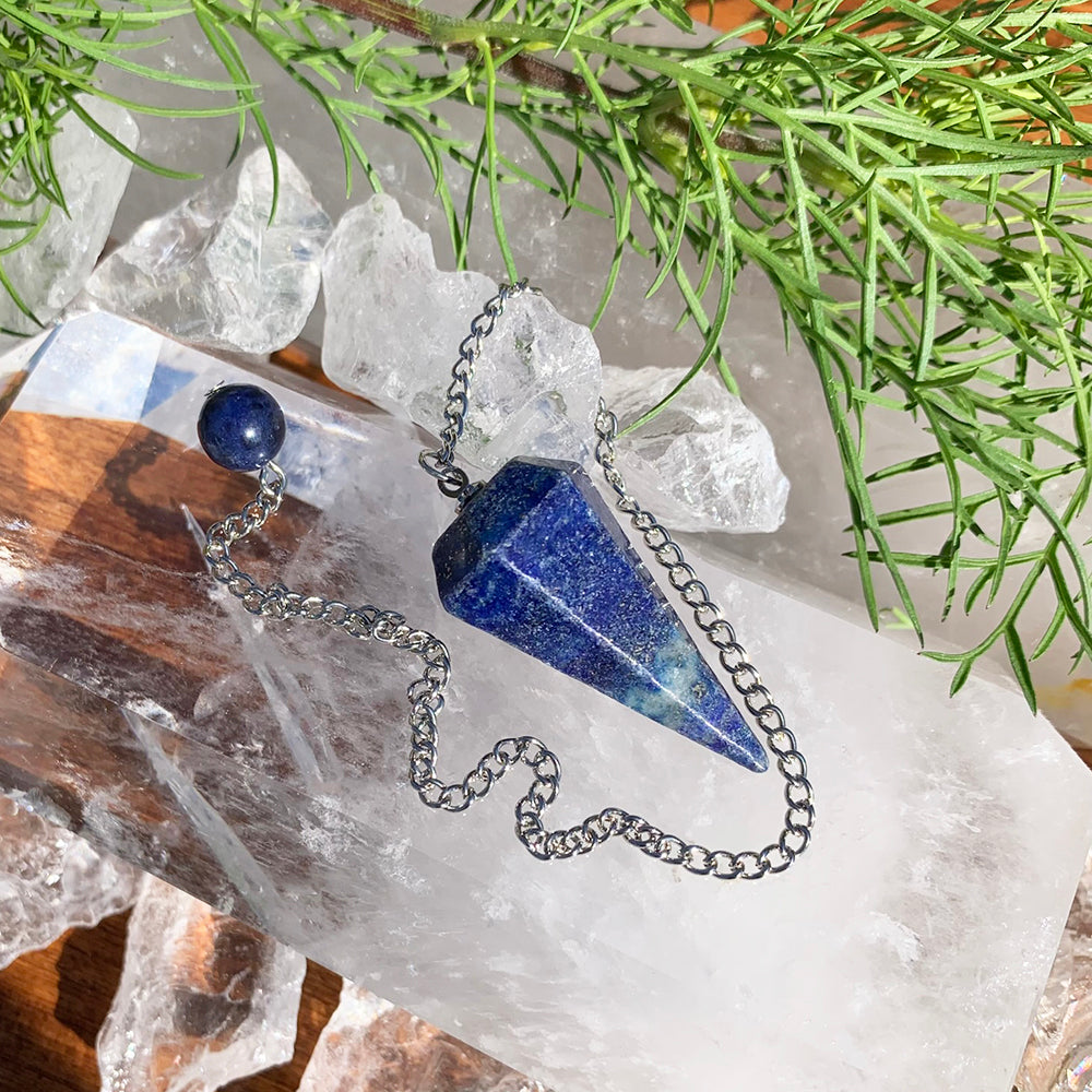 Lapis Lazuli Crystal Pendulum – Spirit Magicka