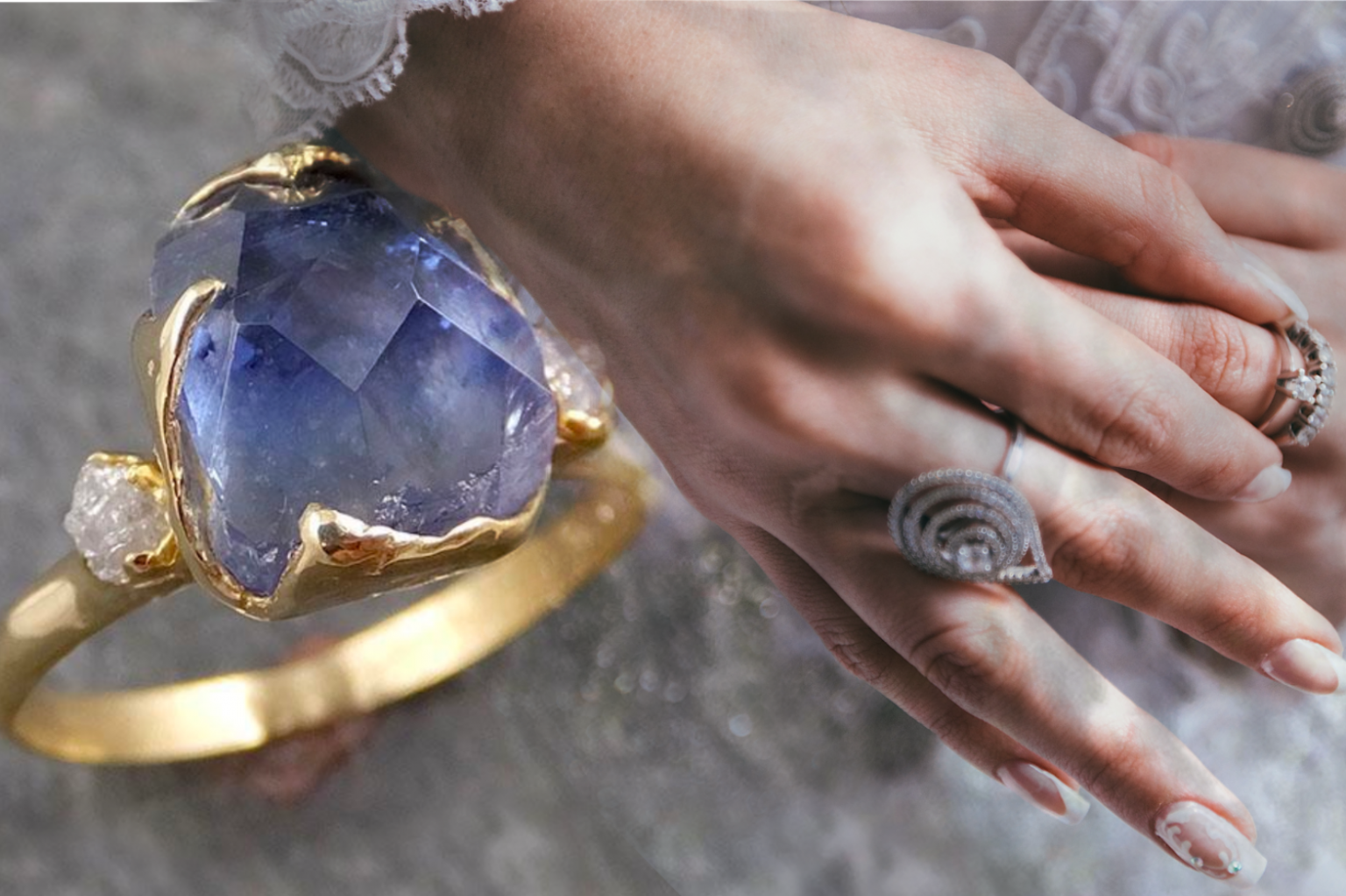 Healing Crystals in Rings – Spirit Magicka
