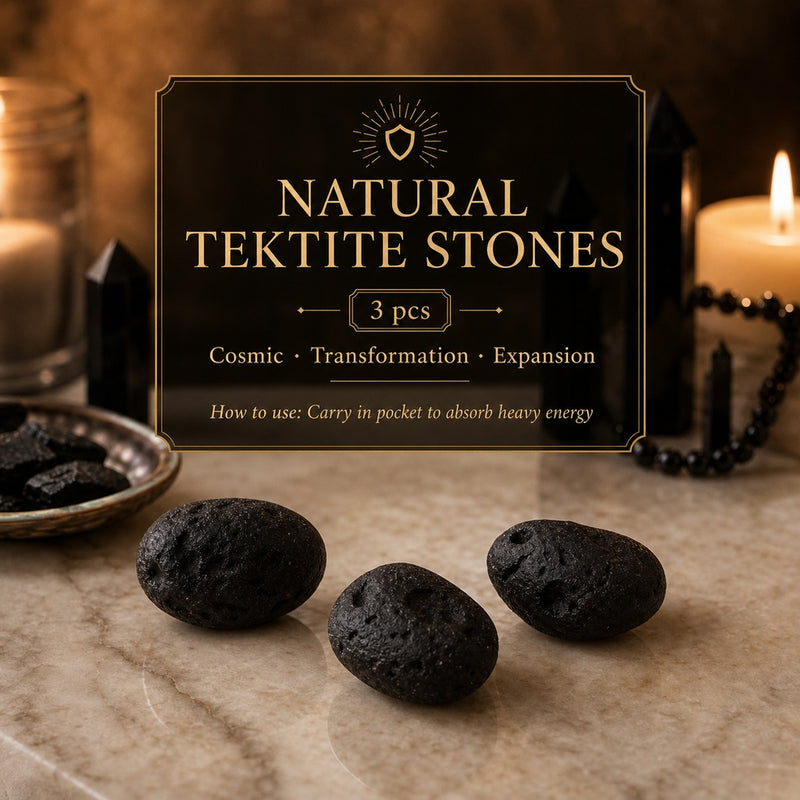 Dark Energy Ultimate Protection Set : Obsidian, Tektite & Tourmaline B ...