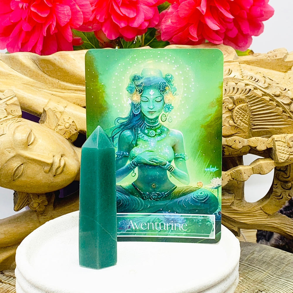 Sacred Feminine Awakening Oracle Cards & 13 Crystal Altar Set – Spirit ...