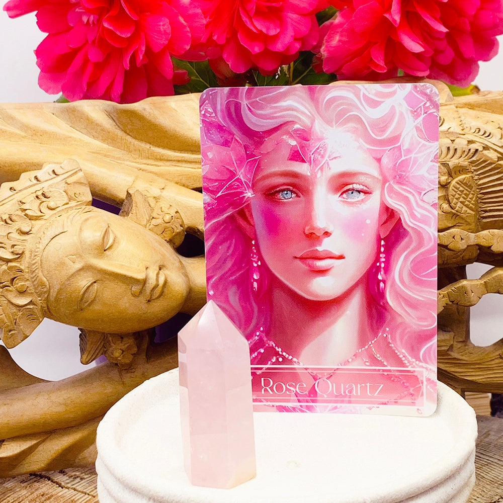 Sacred Feminine Awakening Oracle Cards & 13 Crystal Altar Set – Spirit ...