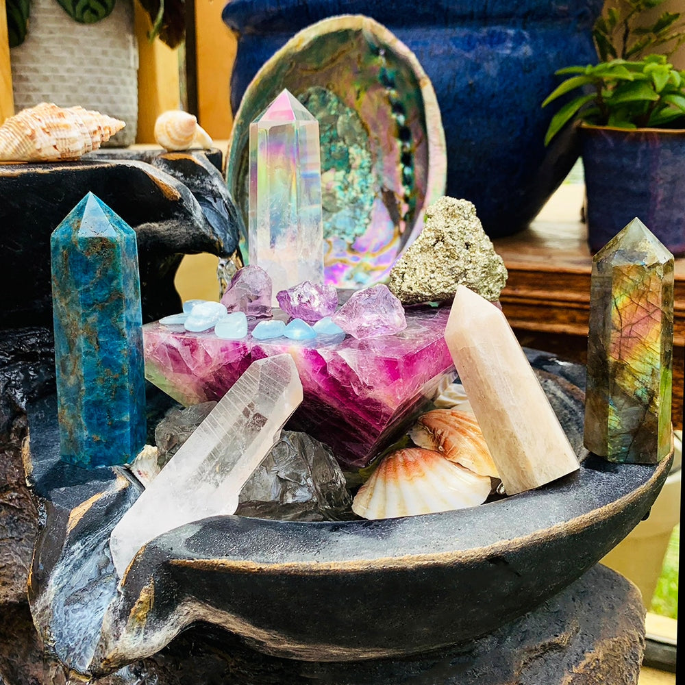 16-Piece Mermaid Enchantment Crystal Set 🧜‍♀️ – Spirit Magicka
