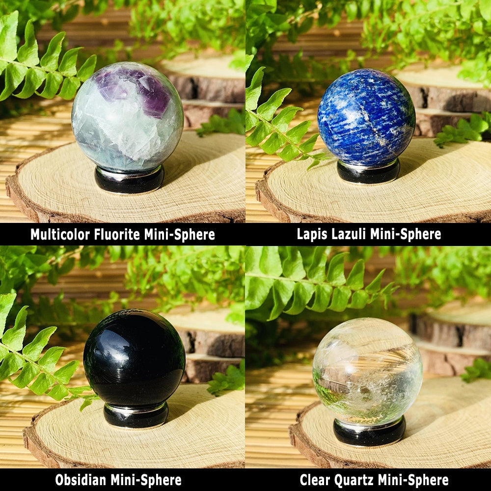 27-Piece Crystal Generator & Sphere Kit with Flash Labradorite – Spirit ...