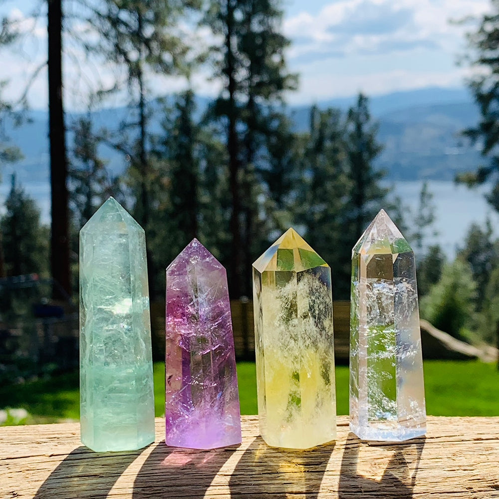 4 Crystal Sparkle Lightwork Manifestation Set – Spirit Magicka