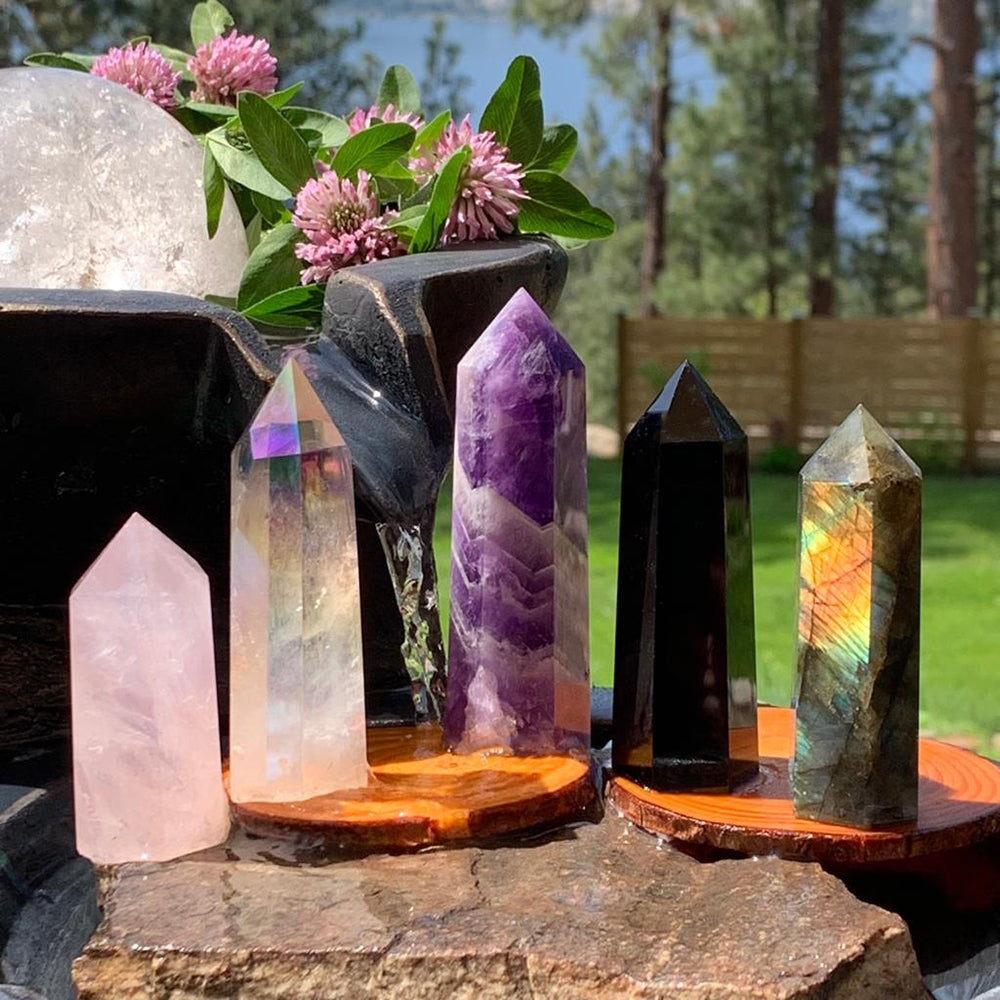 5-Piece Guardian Crystal Energy Protection Set – Spirit Magicka