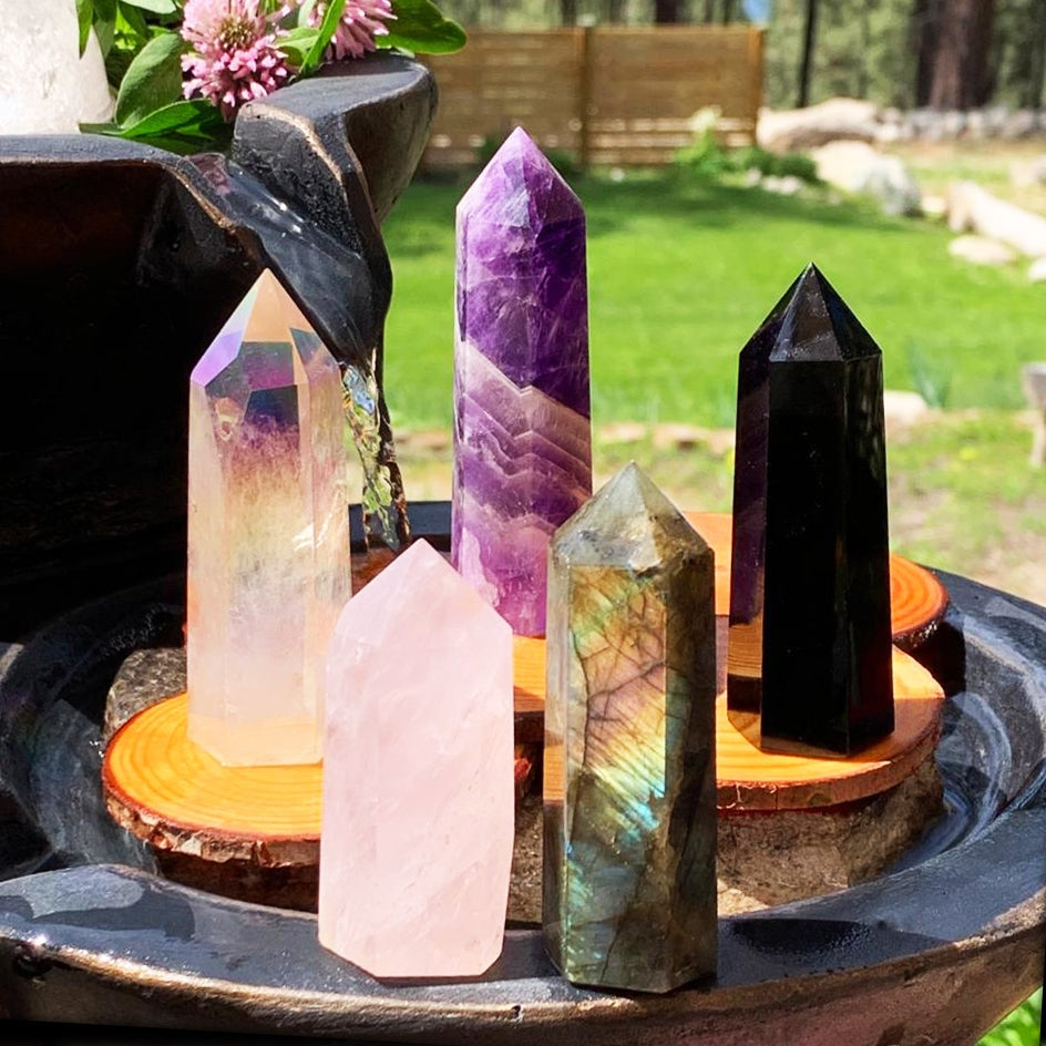 5-Piece Guardian Crystal Energy Protection Set – Spirit Magicka