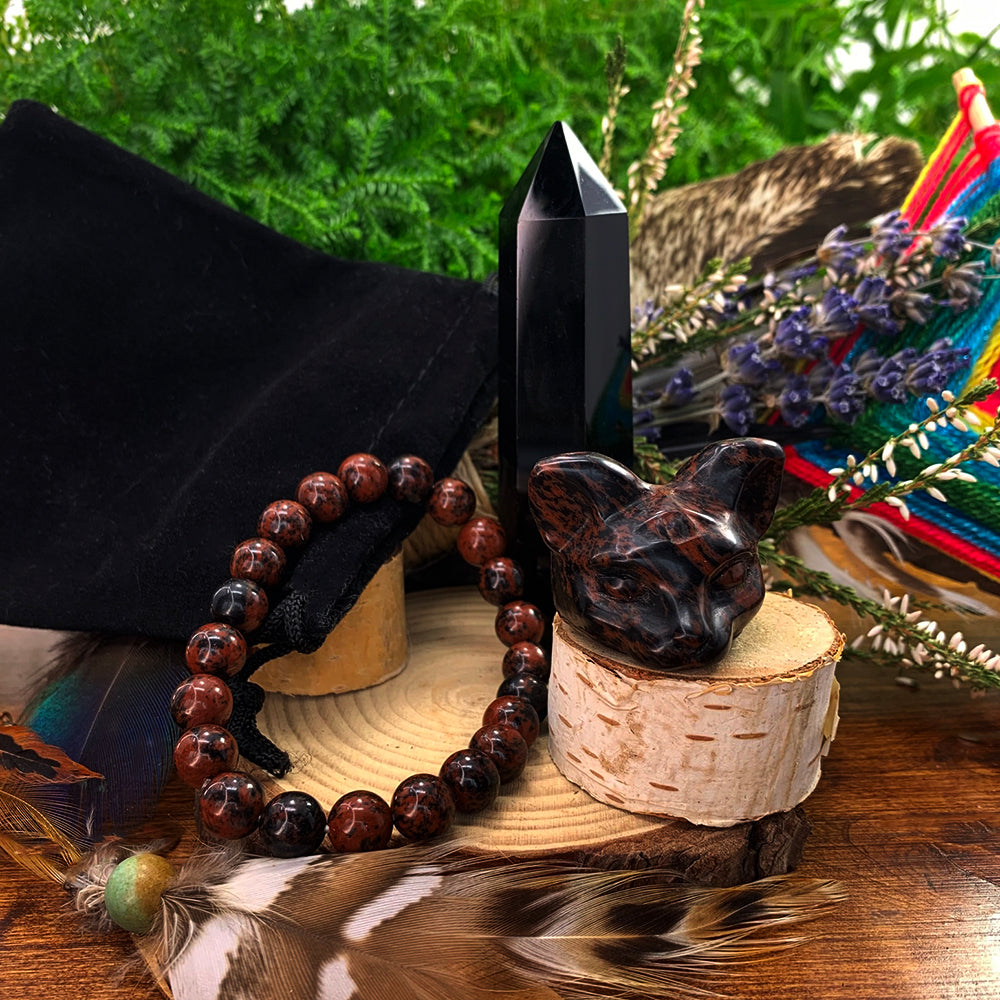 Spirit of Insite – Red Obsidian Crystal Totem Set 70% Off Promo Sale ...