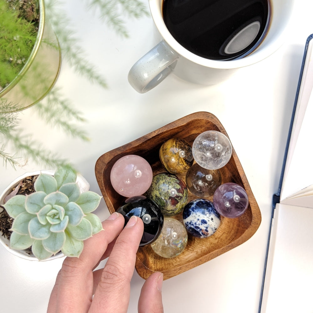 9-Piece Crystal Sphere Kit – Spirit Magicka