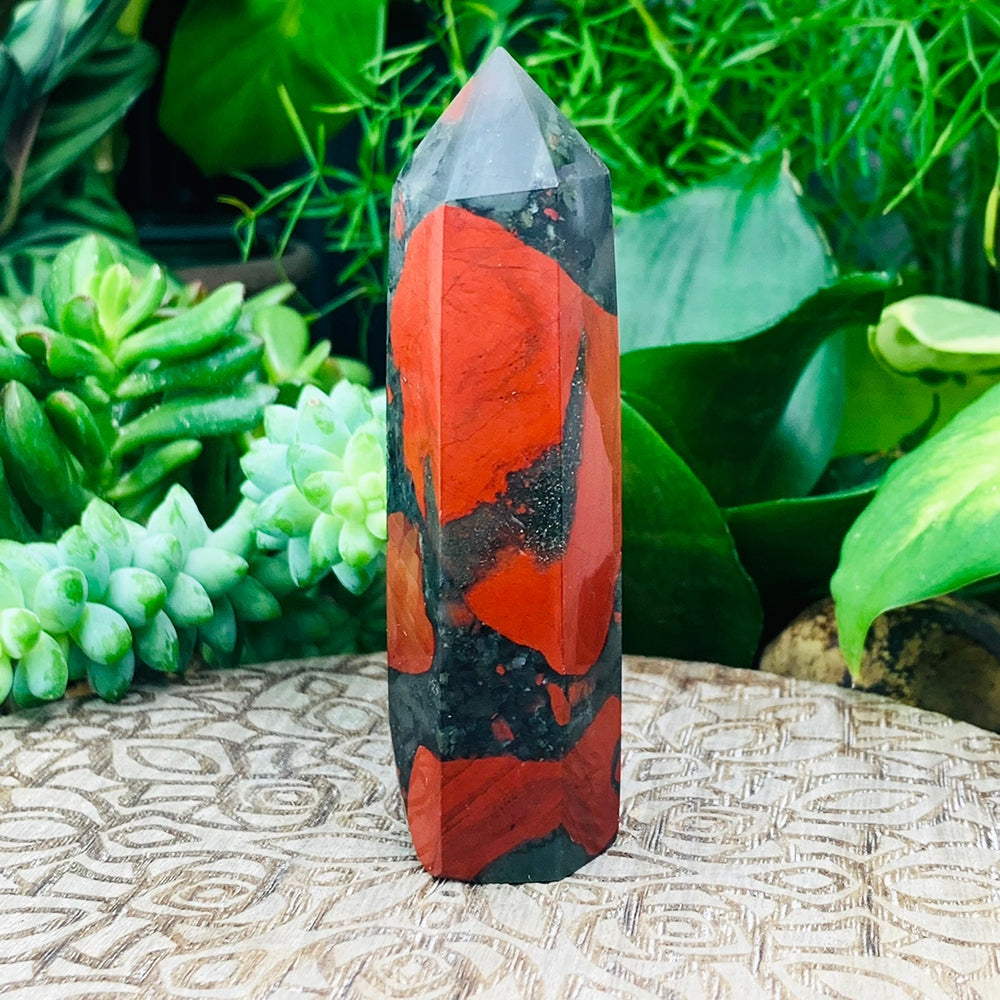 African Bloodstone Point – Spirit Magicka
