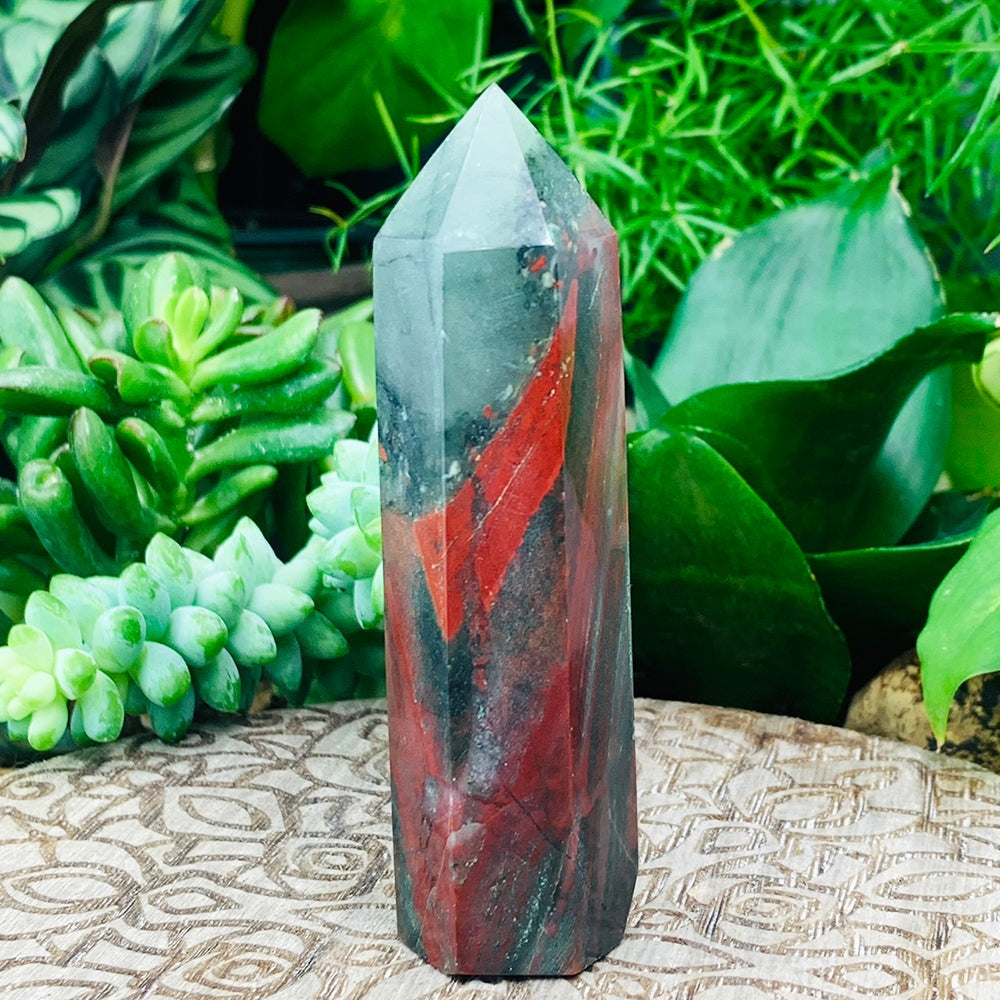 African Bloodstone Point – Spirit Magicka