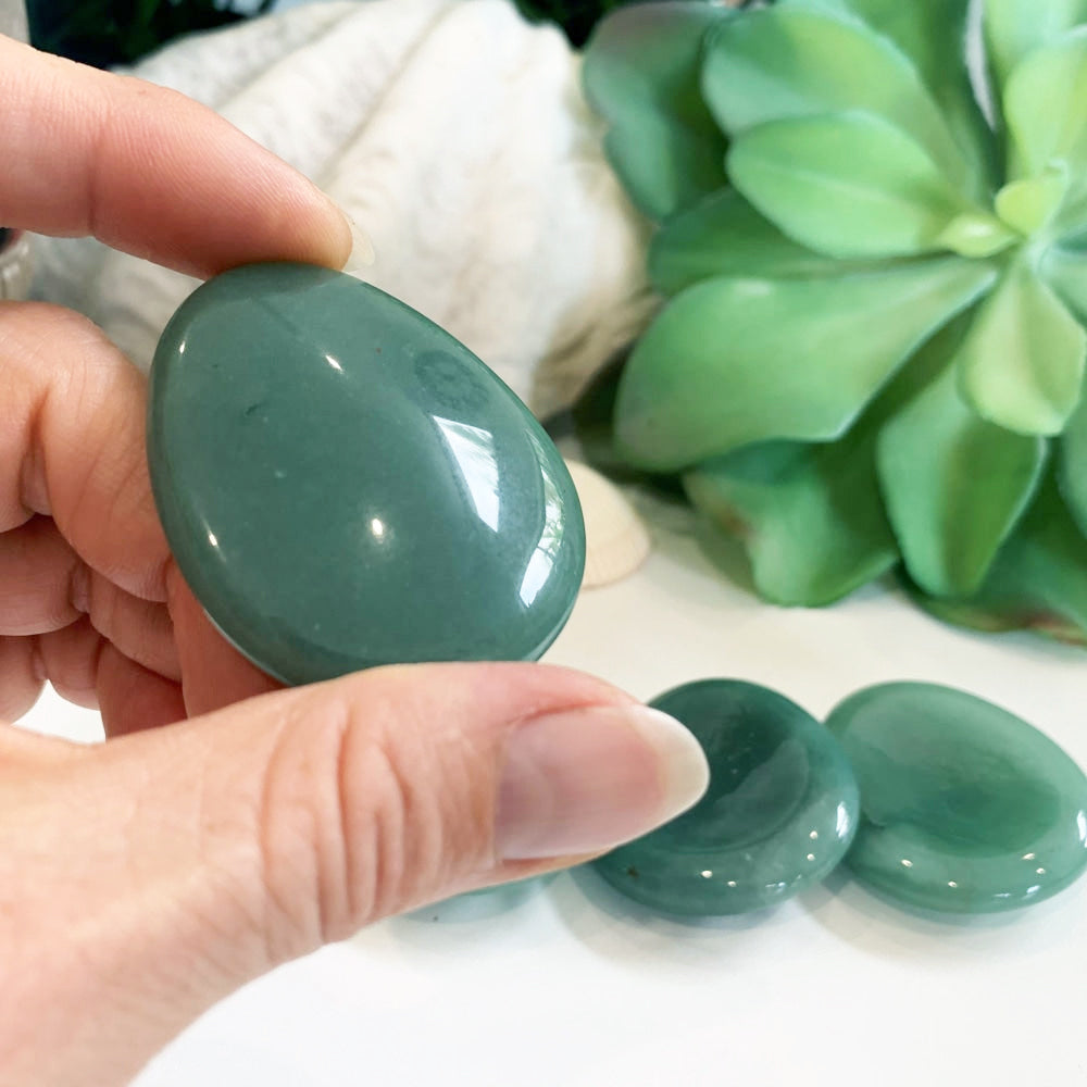 Aventurine Worry Stone – Spirit Magicka