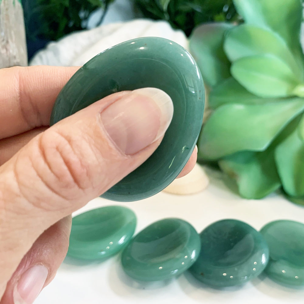Aventurine Worry Stone – Spirit Magicka