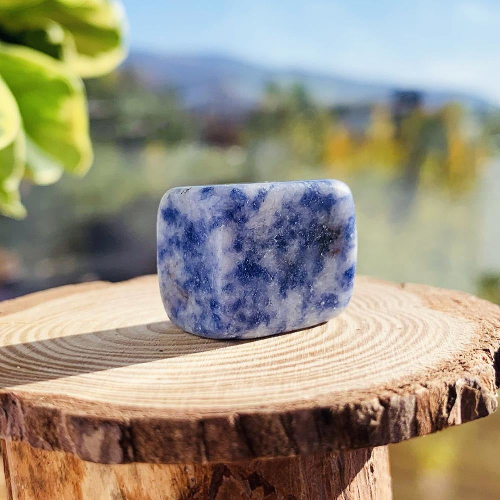 Blue Spot Jasper Tumbled Cube – Spirit Magicka
