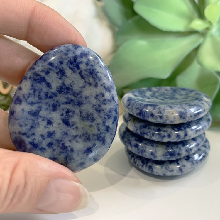 Blue Spot Jasper Worry Stone – Spirit Magicka
