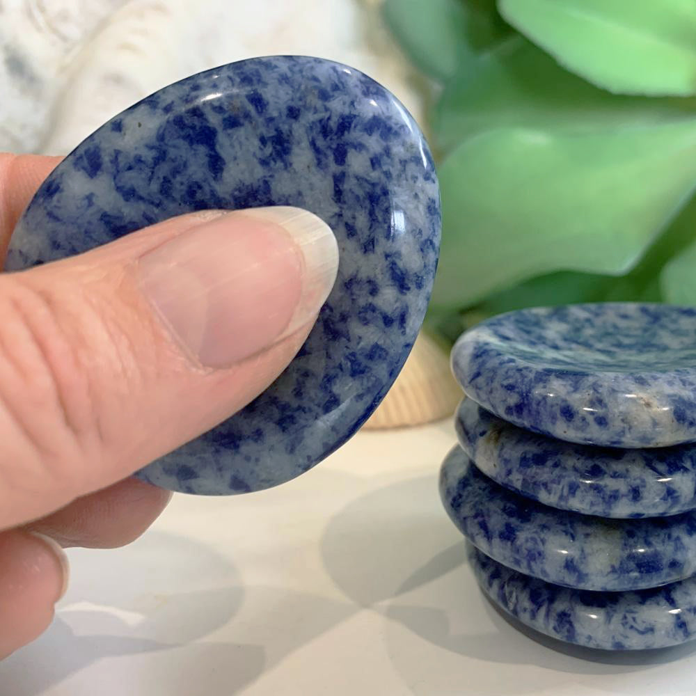 Blue Spot Jasper Worry Stone – Spirit Magicka