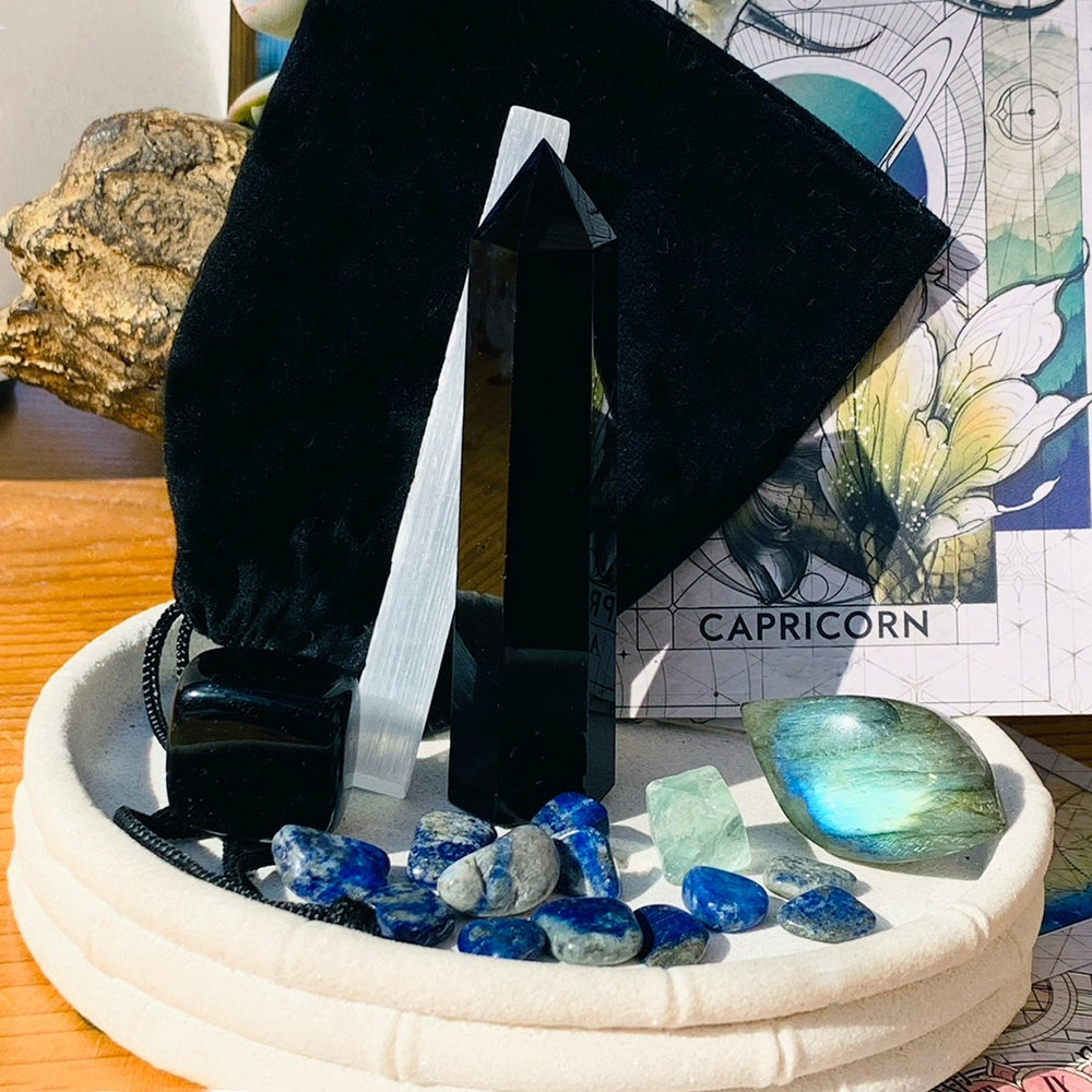 ♓ Capricorn - Zodiac Crystal Set – Spirit Magicka