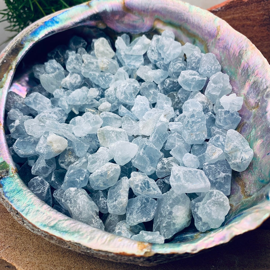 Celestite Mini Gemstones (50 Grams / 1.7oz Lot) – Spirit Magicka