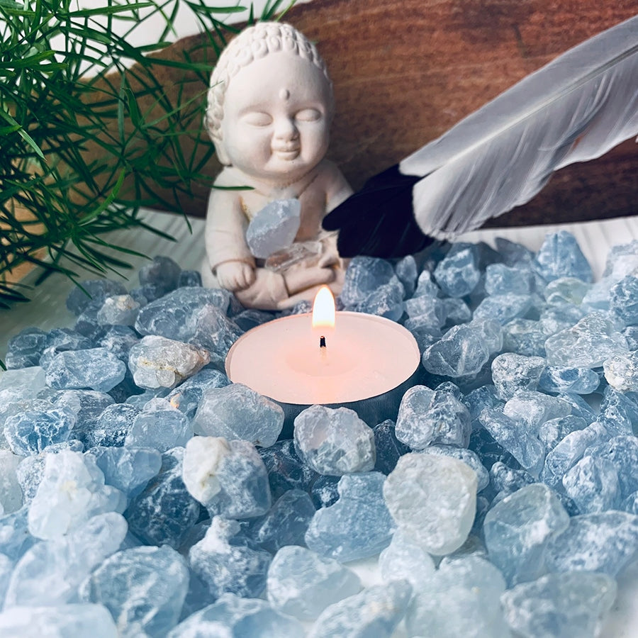 Celestite Mini Gemstones (50 Grams / 1.7oz Lot) – Spirit Magicka