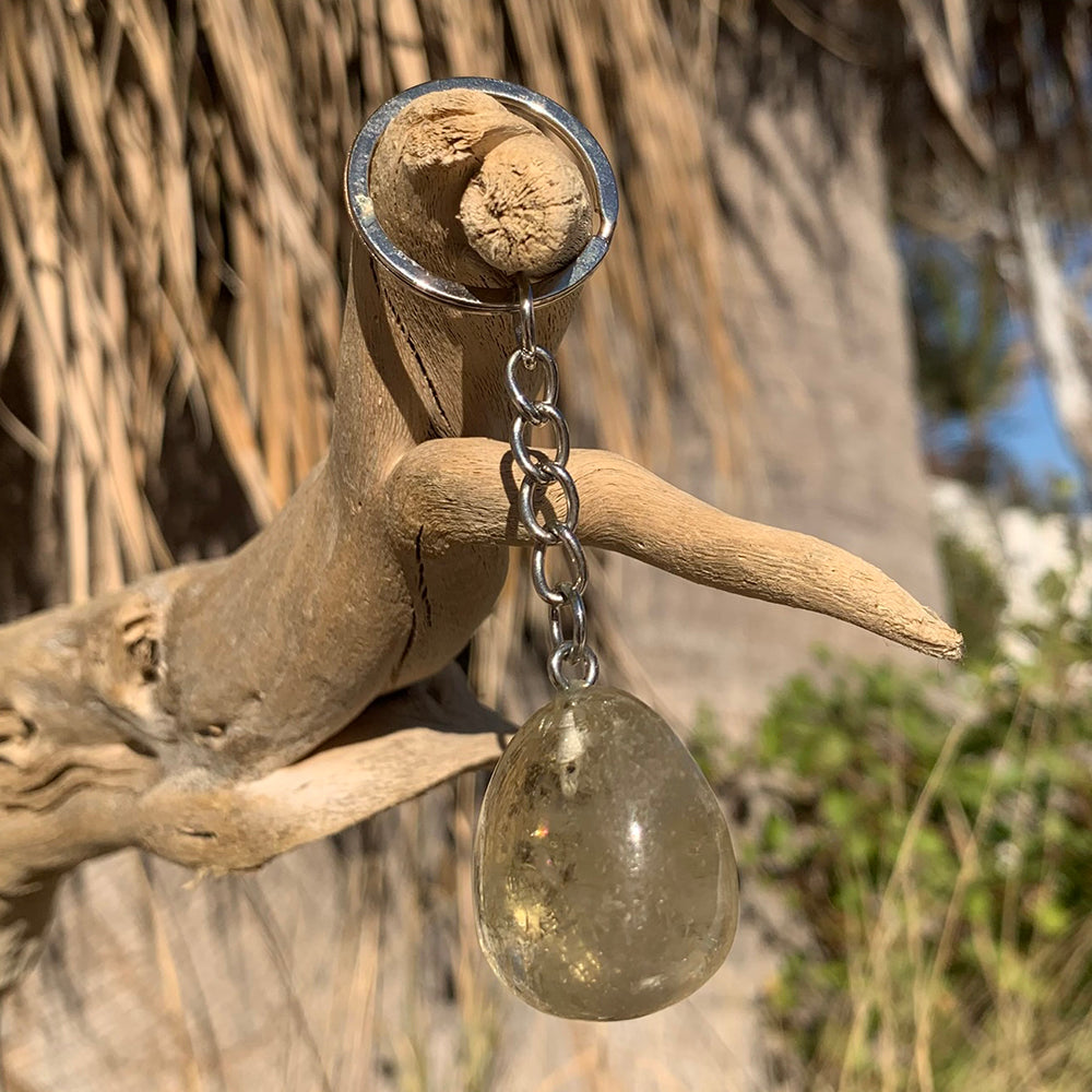 Citrine Crystal Keychain – Spirit Magicka
