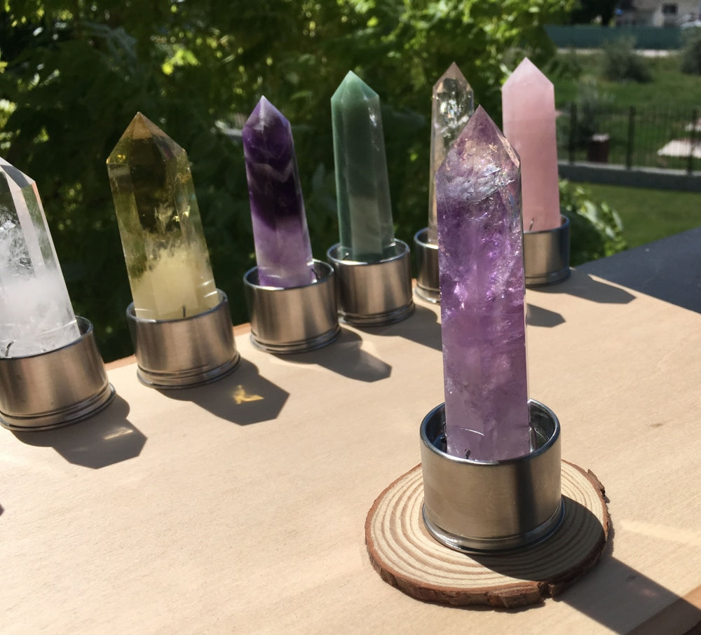 Crystal Insert (for Crystal Point Water Bottles) 💧 – Spirit Magicka