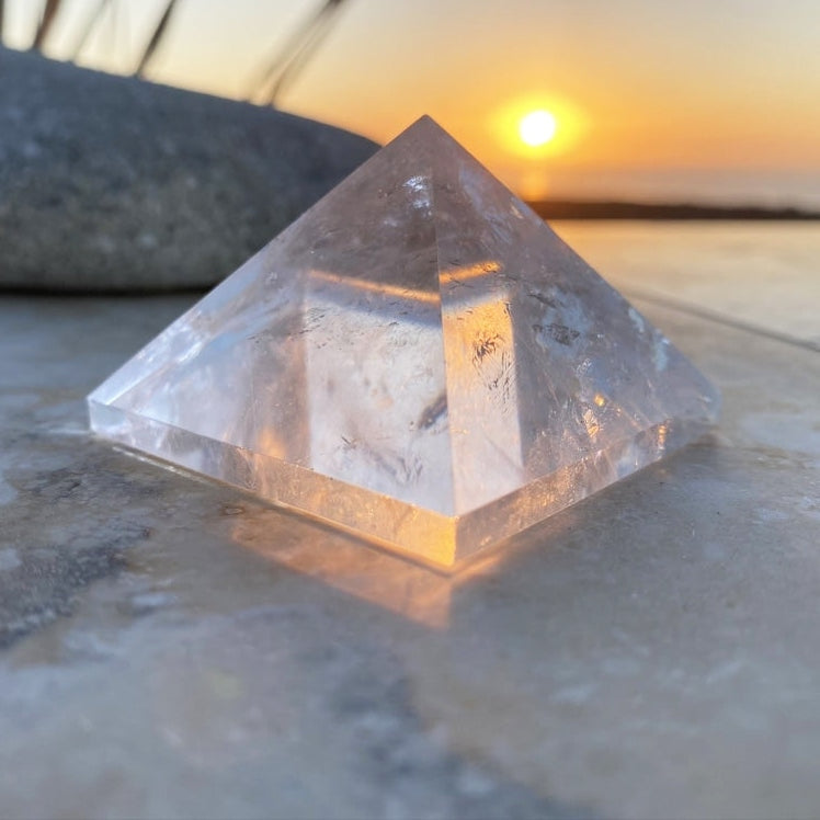 Crystal Mood Light (Clear Quartz Medium Pyramid) – Spirit Magicka