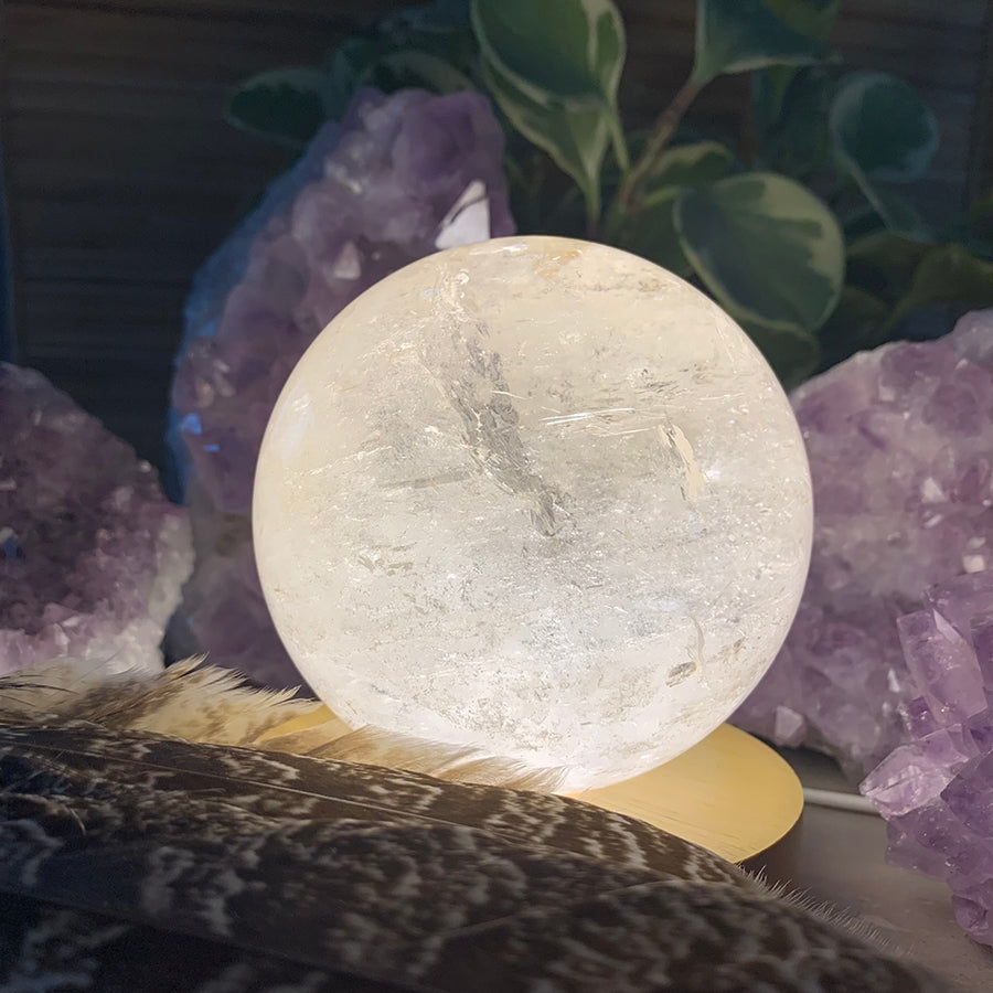 Crystal Mood Light (Quartz Sphere-Large) – Spirit Magicka