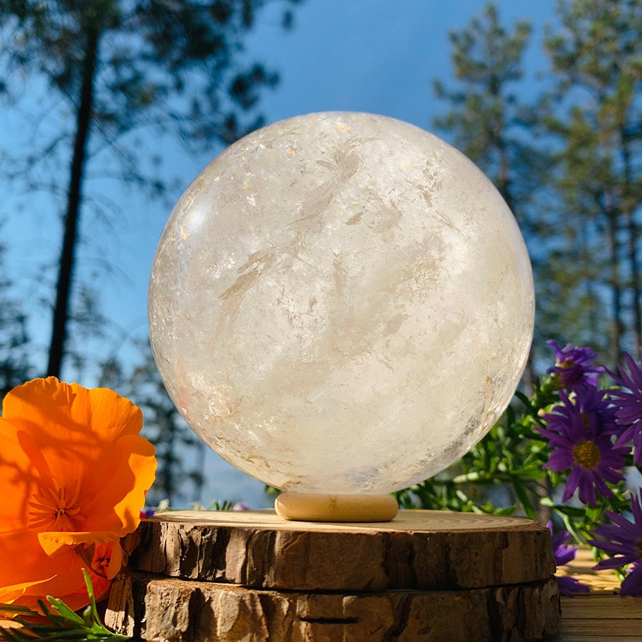 Crystal Quartz Scrying Orb – Spirit Magicka