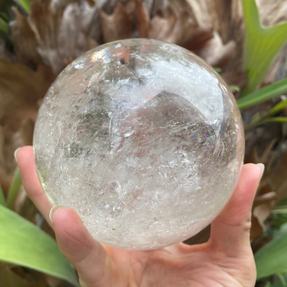 Crystal Quartz Scrying Orb – Spirit Magicka