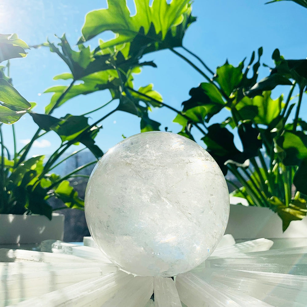 Crystal Quartz Scrying Orb – Spirit Magicka