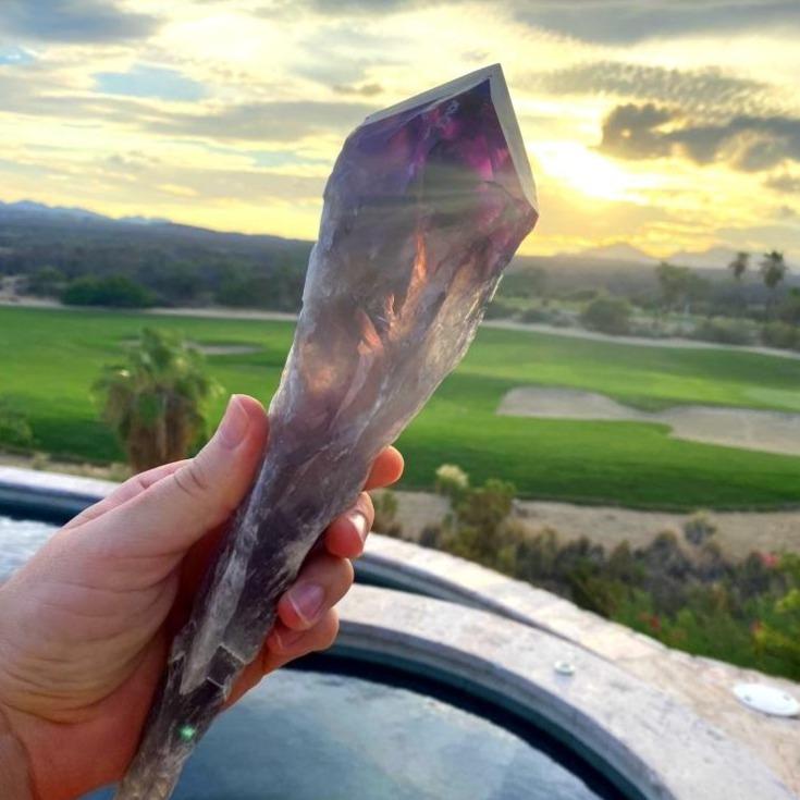 Dark Amethyst Crystal Shard (Large) – Spirit Magicka