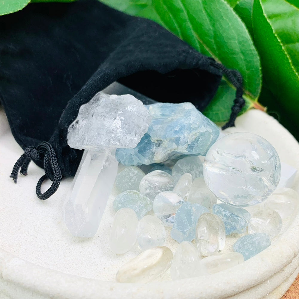 Focus Amplification Crystal Pouch Set – Spirit Magicka