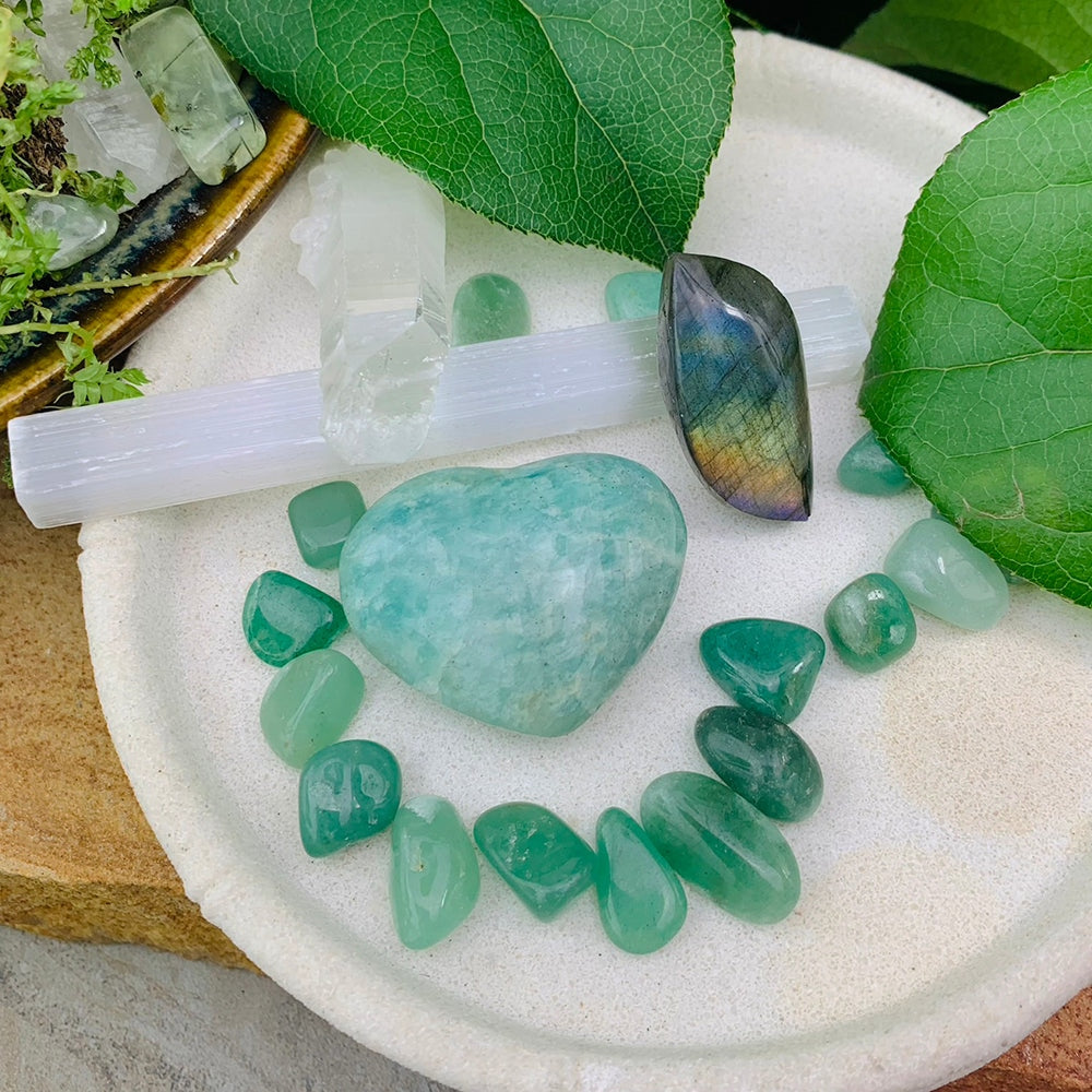 Good Fortune Amplification Crystal Pouch Set – Spirit Magicka