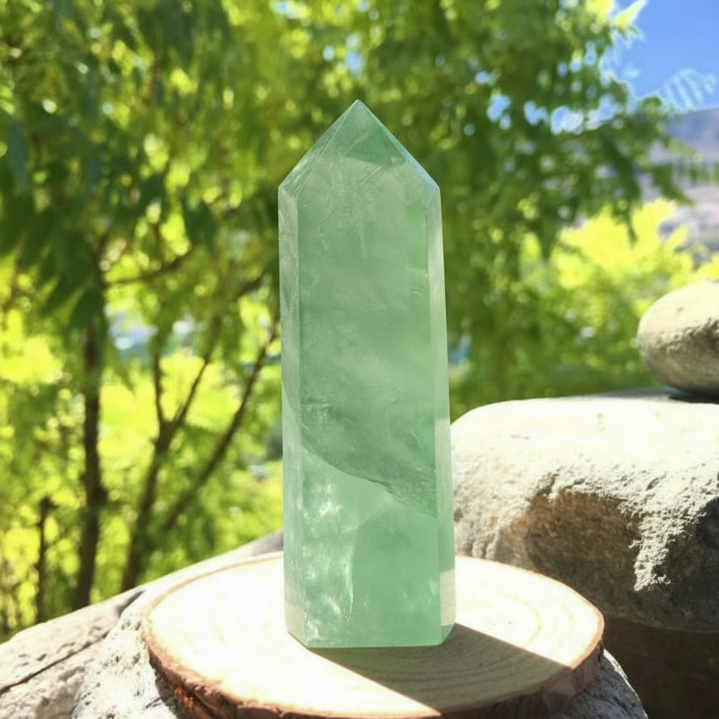 Green Fluorite Mini Crystal Point – Spirit Magicka