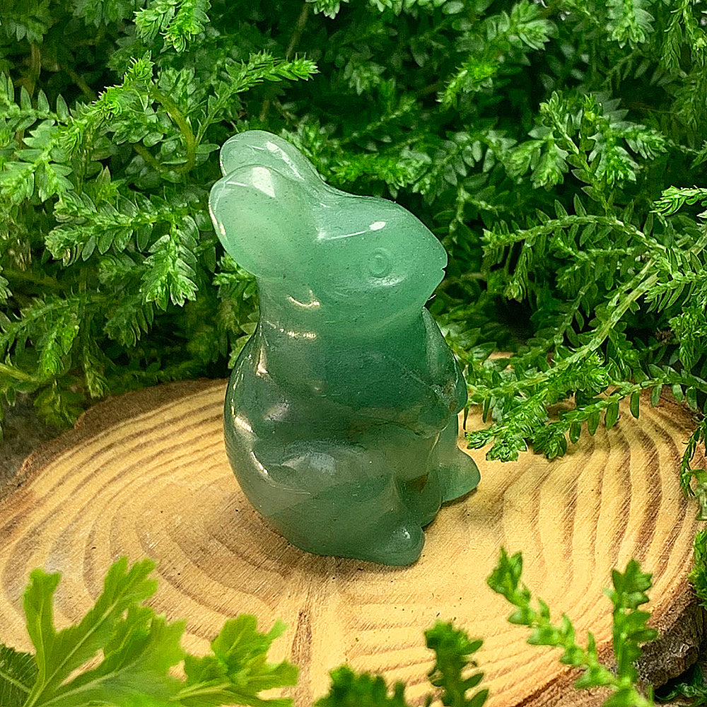 Crystal Animal Spirit Totems: Green Quartz Rabbit – Spirit Magicka
