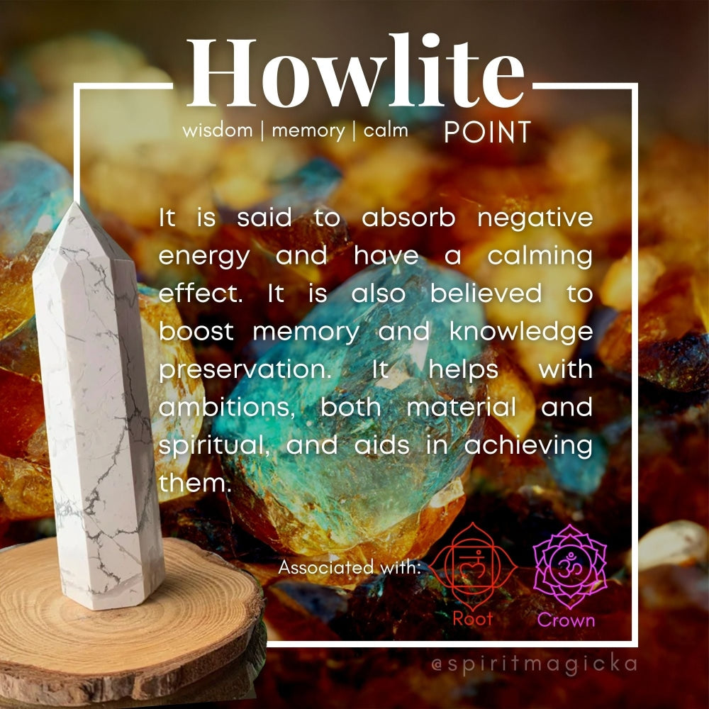 Howlite Point – Spirit Magicka