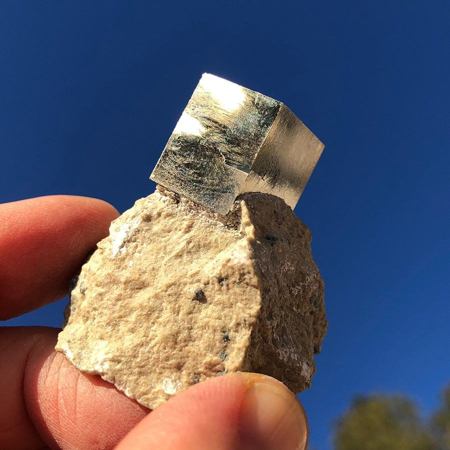 Pyrite Cubes In Matrix (Natural Formed) – Spirit Magicka