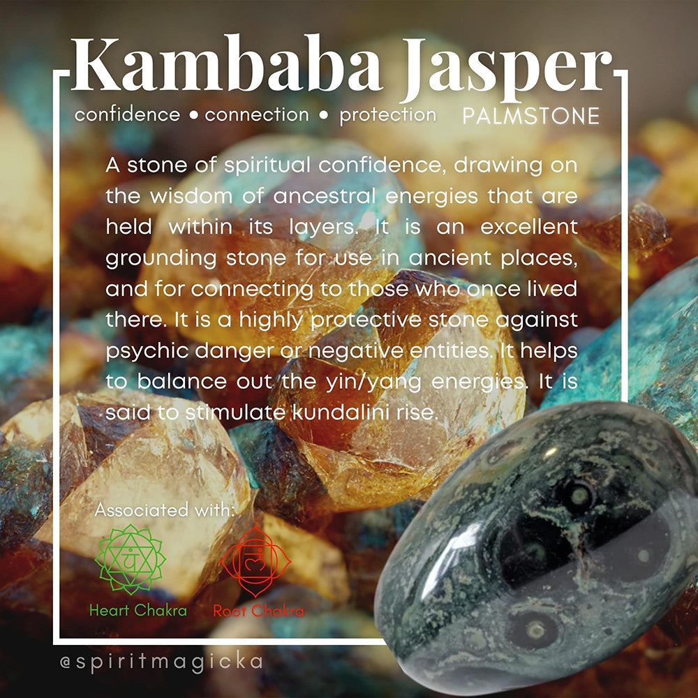 Kambaba Jasper Palmstone – Spirit Magicka