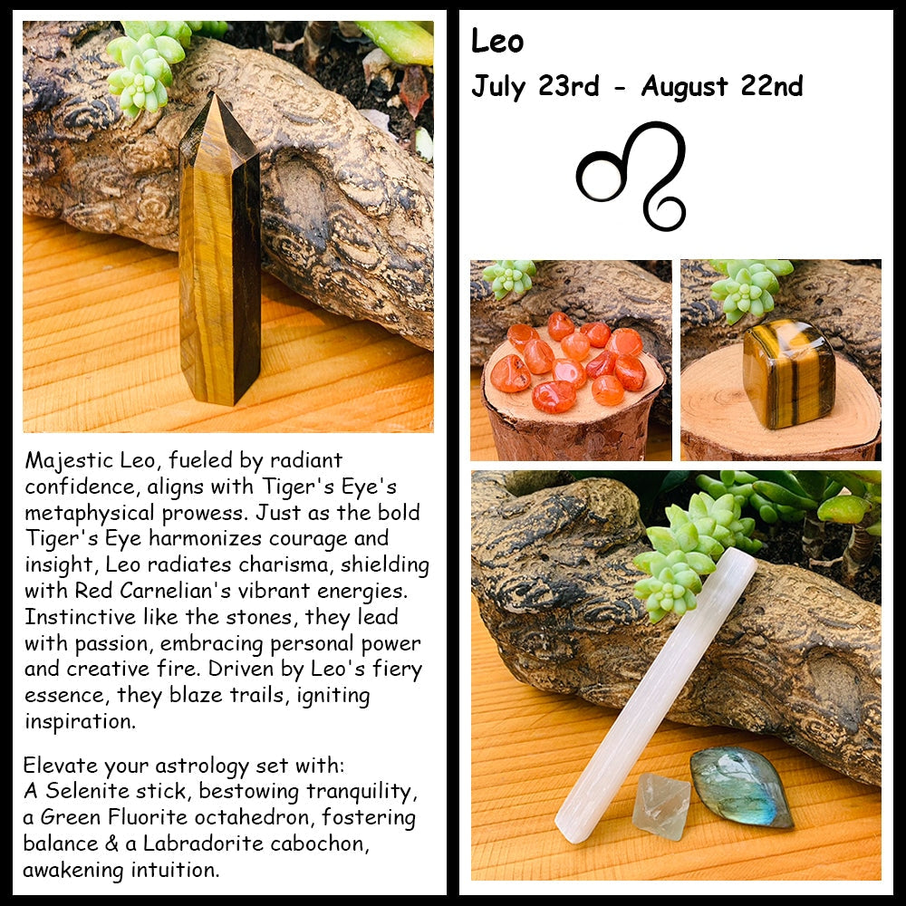 ♓ Leo - Zodiac Crystal Set – Spirit Magicka