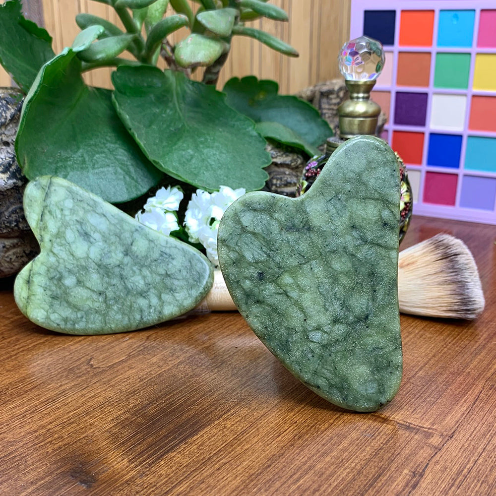 Nephrite Jade Gua Sha Facial Massage Stone – Spirit Magicka