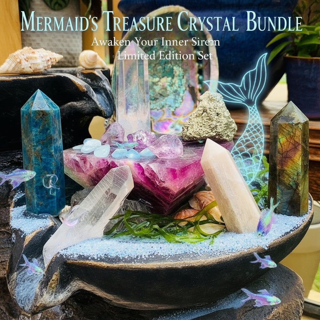 16-Piece Mermaid Enchantment Crystal Set 🧜‍♀️ – Spirit Magicka