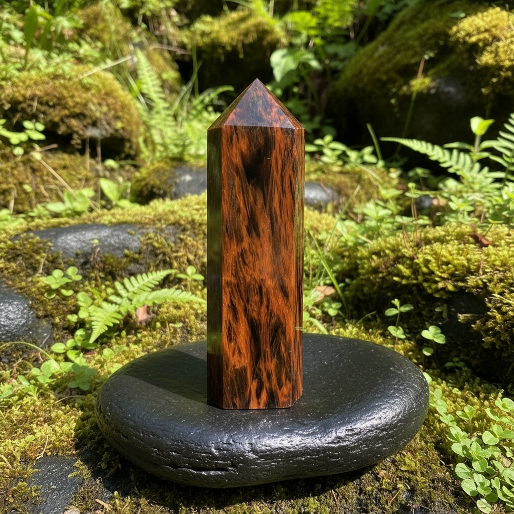 Red Obsidian Mini Crystal Point – Spirit Magicka