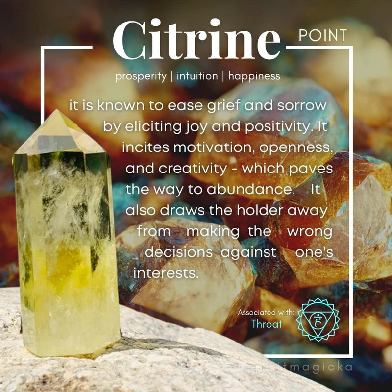 Prize Winner! 9 Piece Citrine Crystal Set – Spirit Magicka