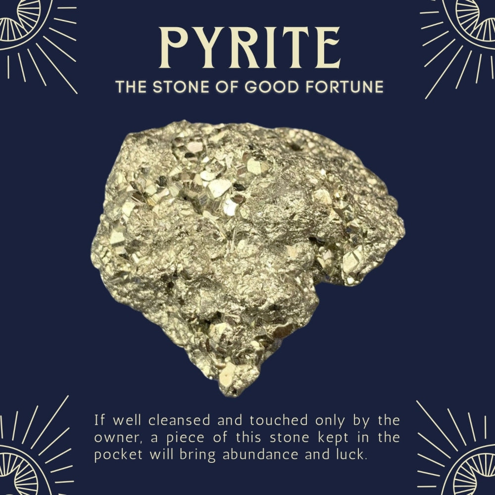 Pyrite Natural Rough - The Stone of Good Fortune – Spirit Magicka