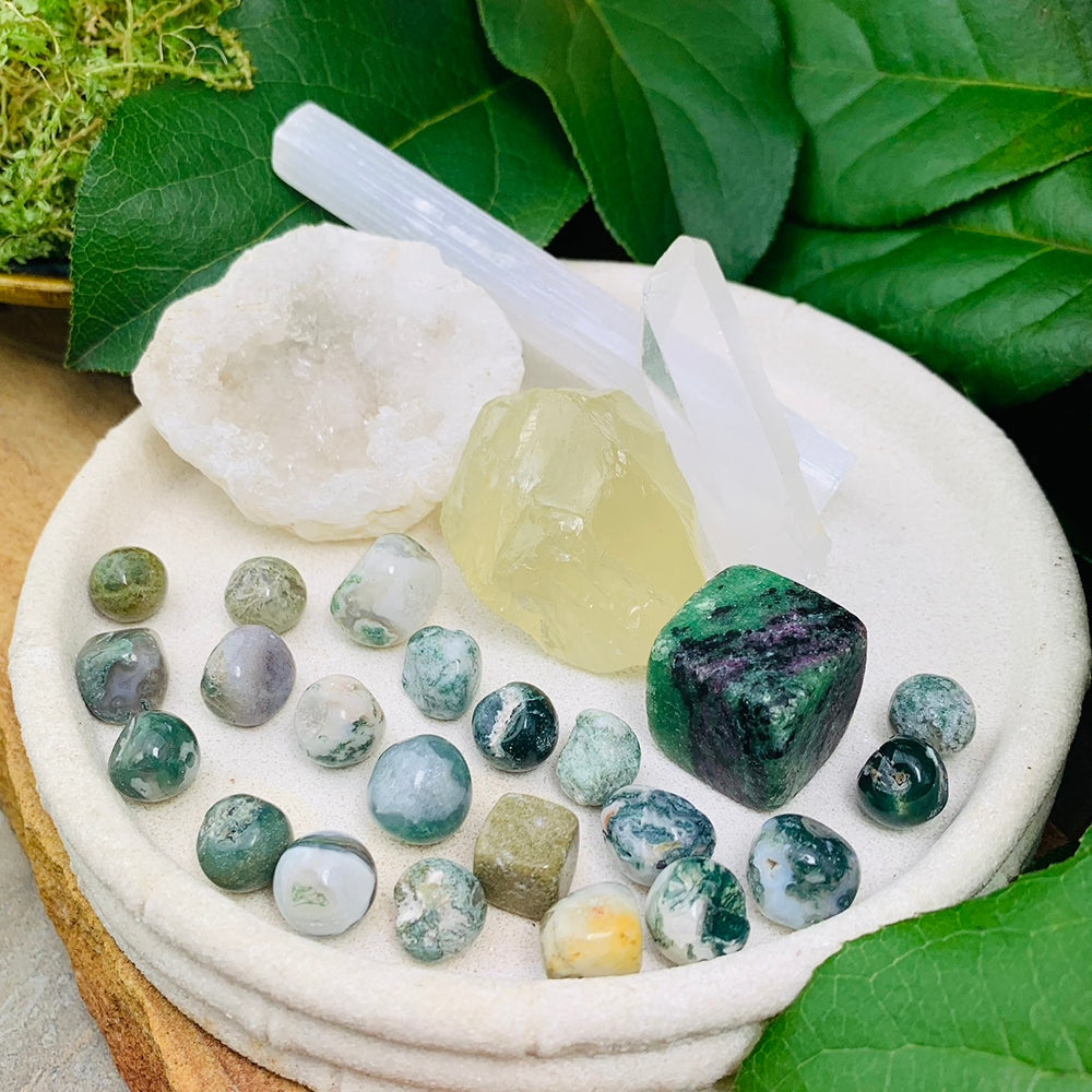 Radiant Renewal Crystal Pouch Set – Spirit Magicka