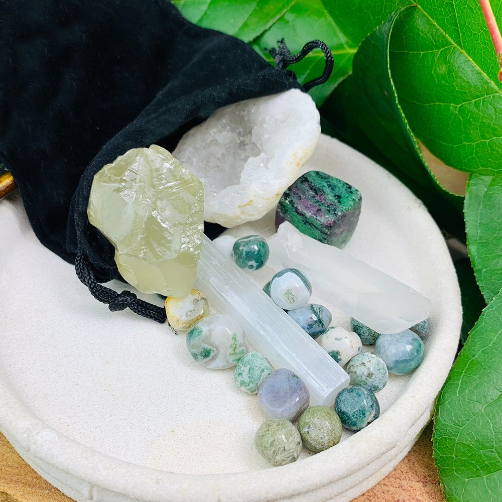 Radiant Renewal Crystal Pouch Set – Spirit Magicka