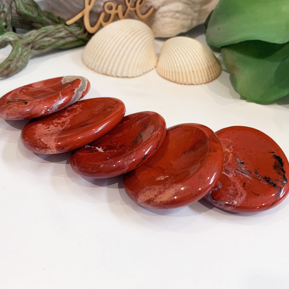 Red Jasper Worry Stone – Spirit Magicka