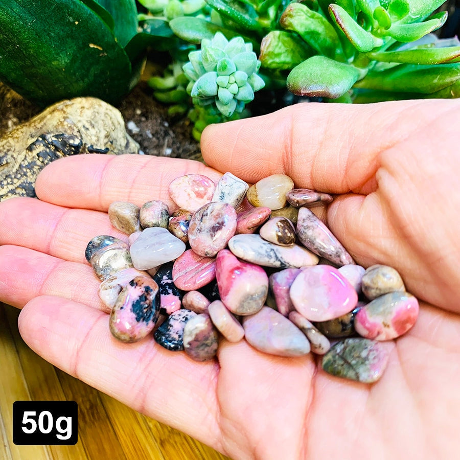 Rhodonite Mini Gemstones (50 Gram / 1.7oz. Lot) – Spirit Magicka