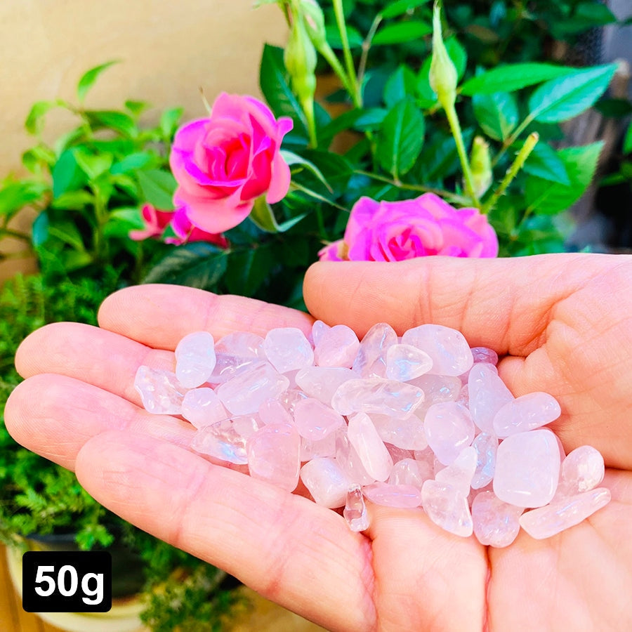 Rose Quartz Mini Gemstones (50 Gram / 1.7oz. Lot) – Spirit Magicka