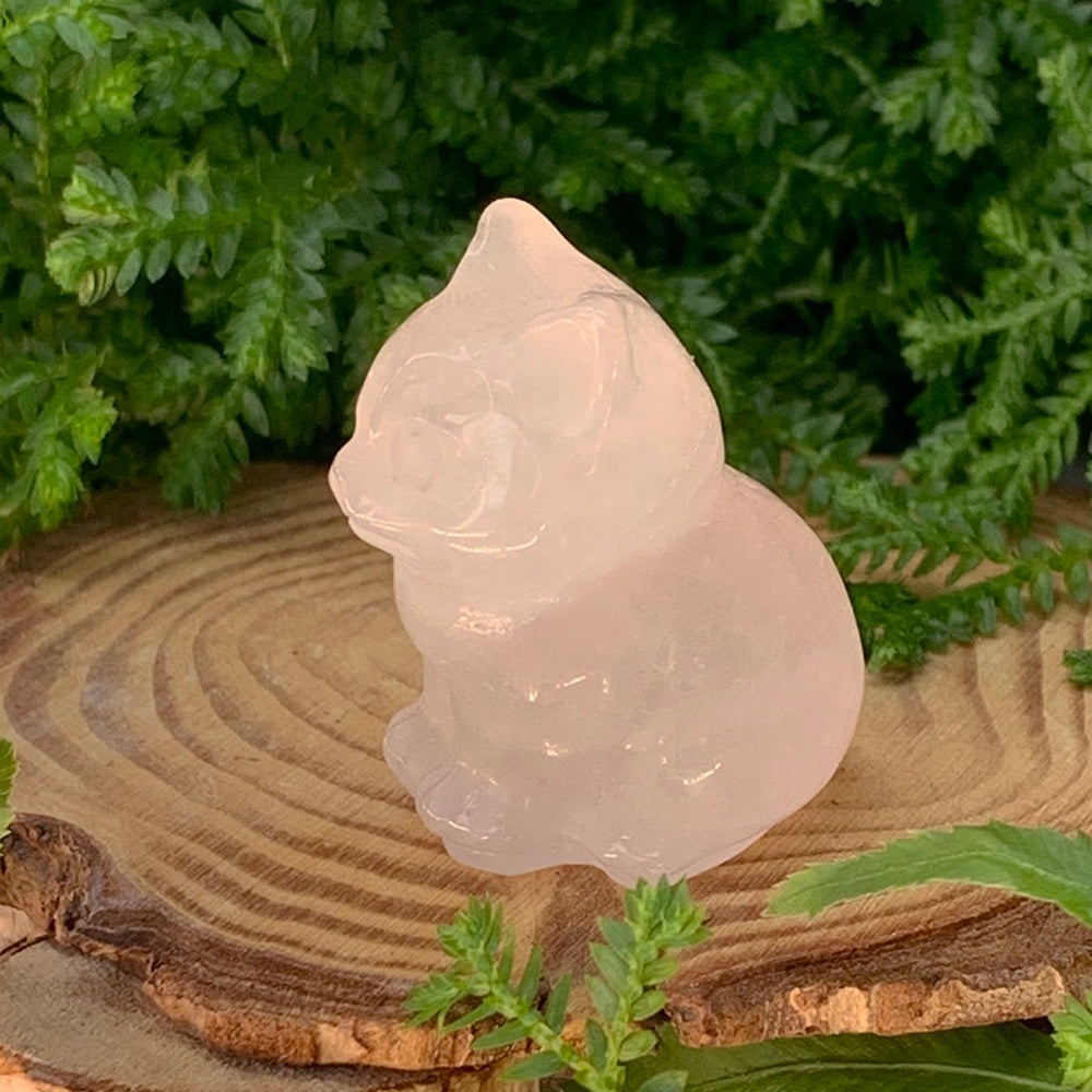 Crystal Animal Spirit Totems: Rose Quartz Cat – Spirit Magicka