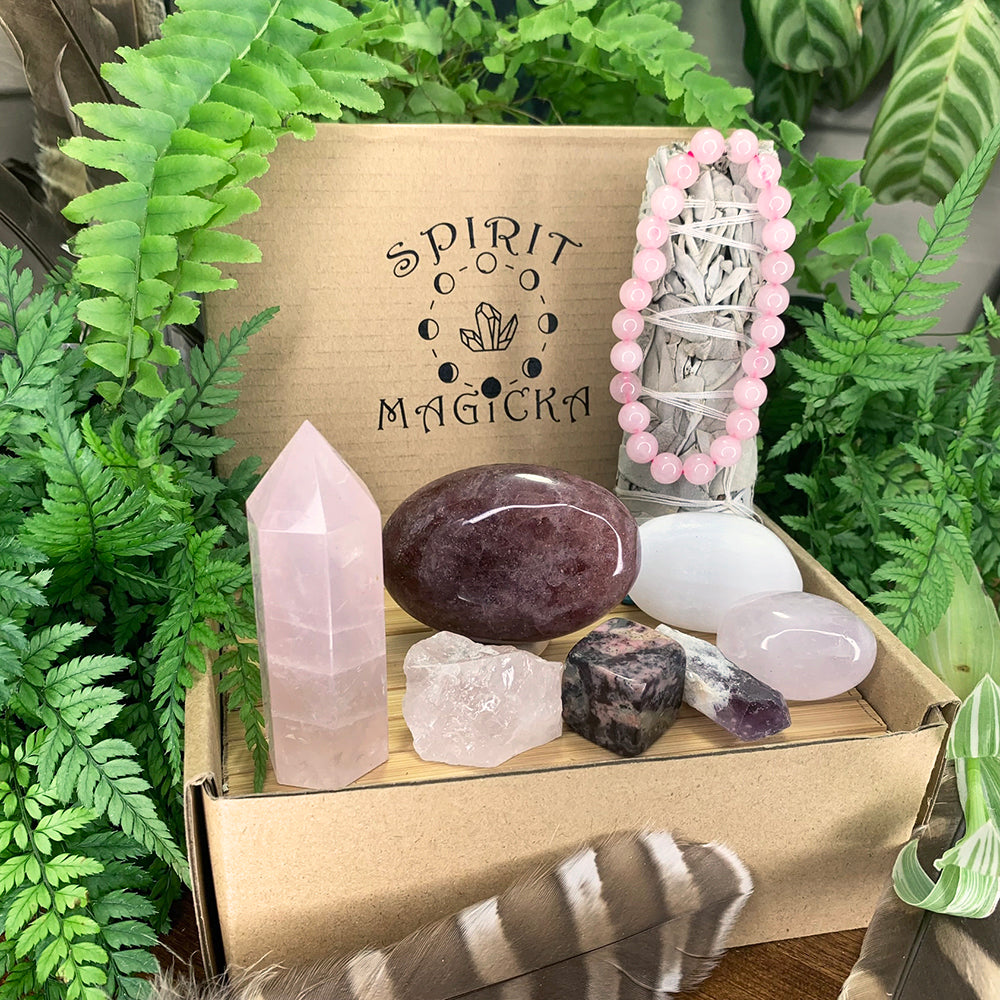 Self-Love Crystal Box Kit – Spirit Magicka